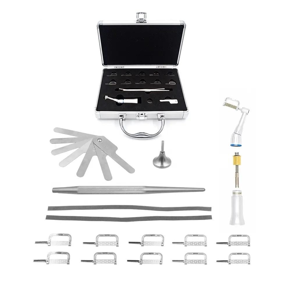 IPR 시스템 정형 치아 도구와 상반된 반대 각을 가진 치아 간접 줄무늬